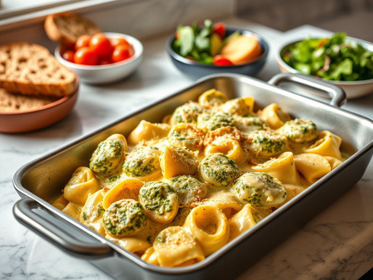 Pesto Chicken Tortellini – Whisk & Giggles